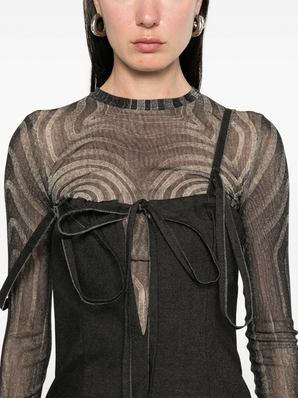 Elena Velez Keyhole Corset Mini Dress Elena Velez