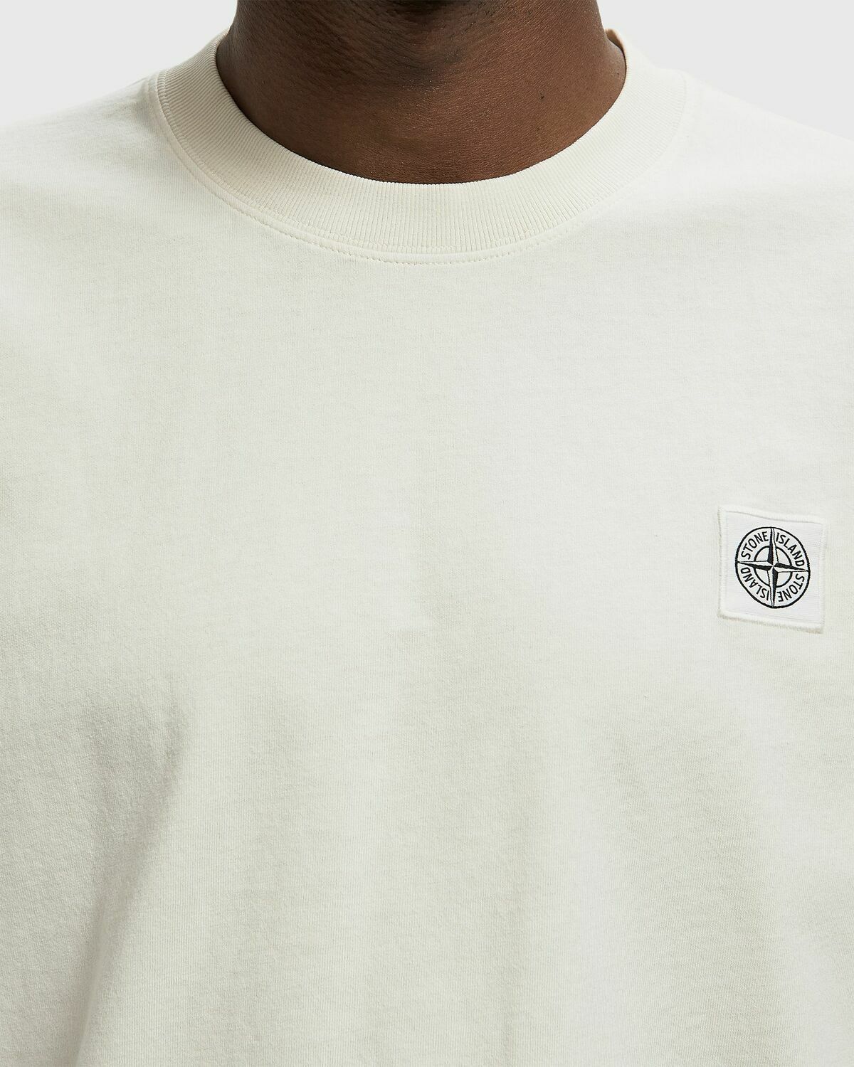 Stone Island SS TEE Beige Mens Shortsleefe Stone Island