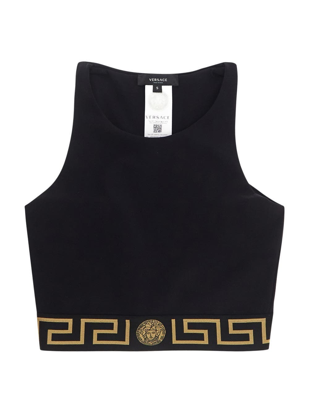 Versace Underwear Greca Border Gym Bra Versace Underwear