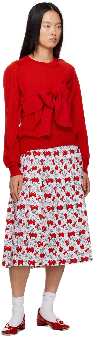 tao Red Bow Sweater tao