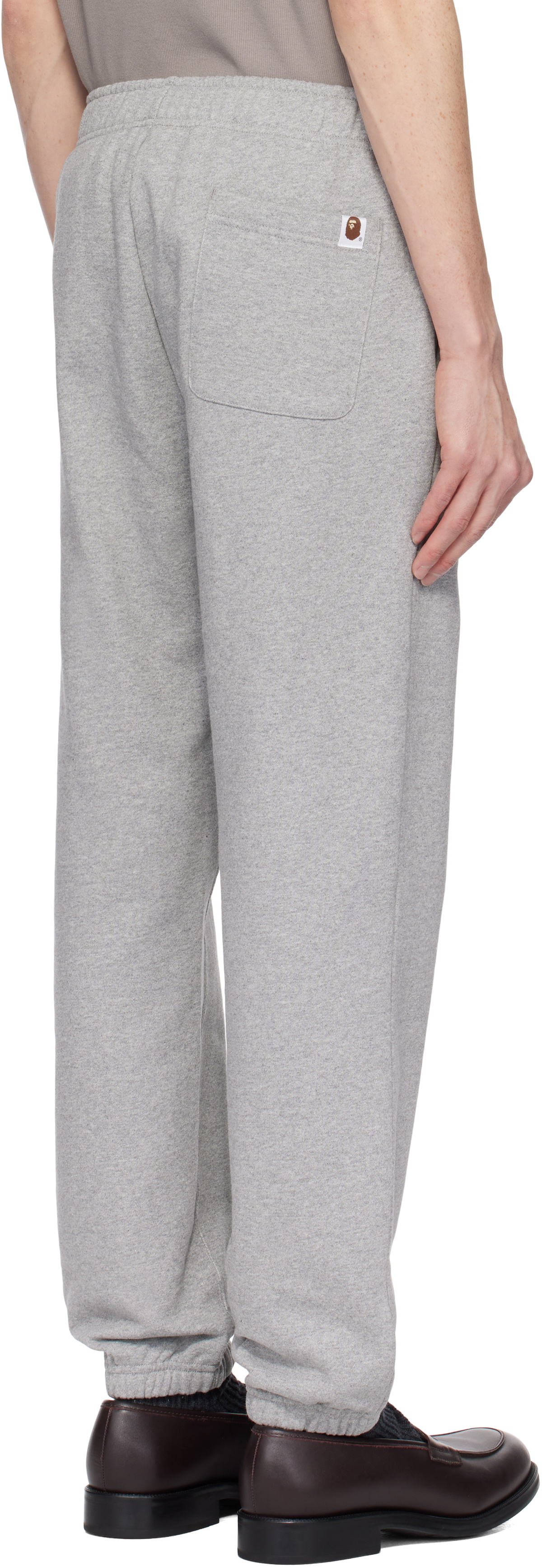 BAPE Gray Shark Sweatpants A Bathing Ape
