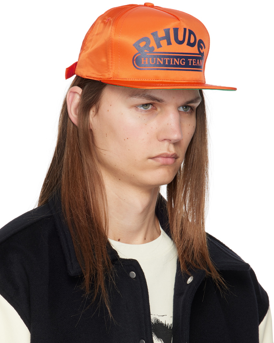 Rhude Orange Hunting Team Cap Rhude