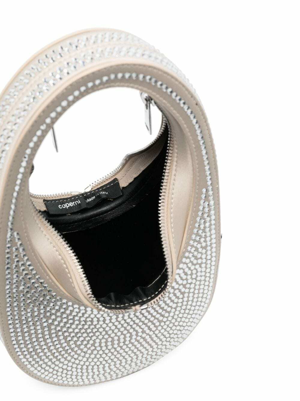 COPERNI - Mini Swipe Crystal Embellished Leather Handbag Coperni