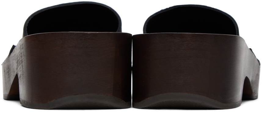 Acne Studios Black Studded Clogs Acne Studios