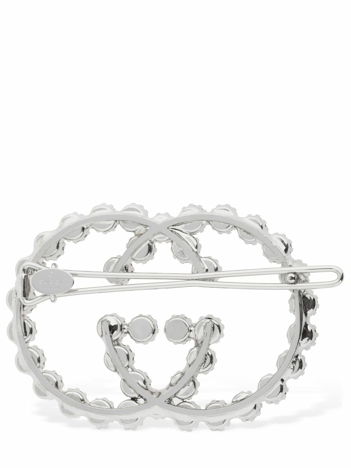 GUCCI - Gg Crystal Tennis Hair Pin Gucci