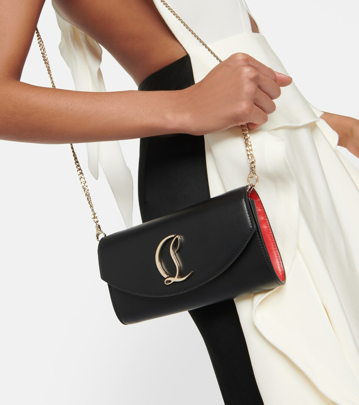 Christian Louboutin Leather wallet on chain Christian Louboutin