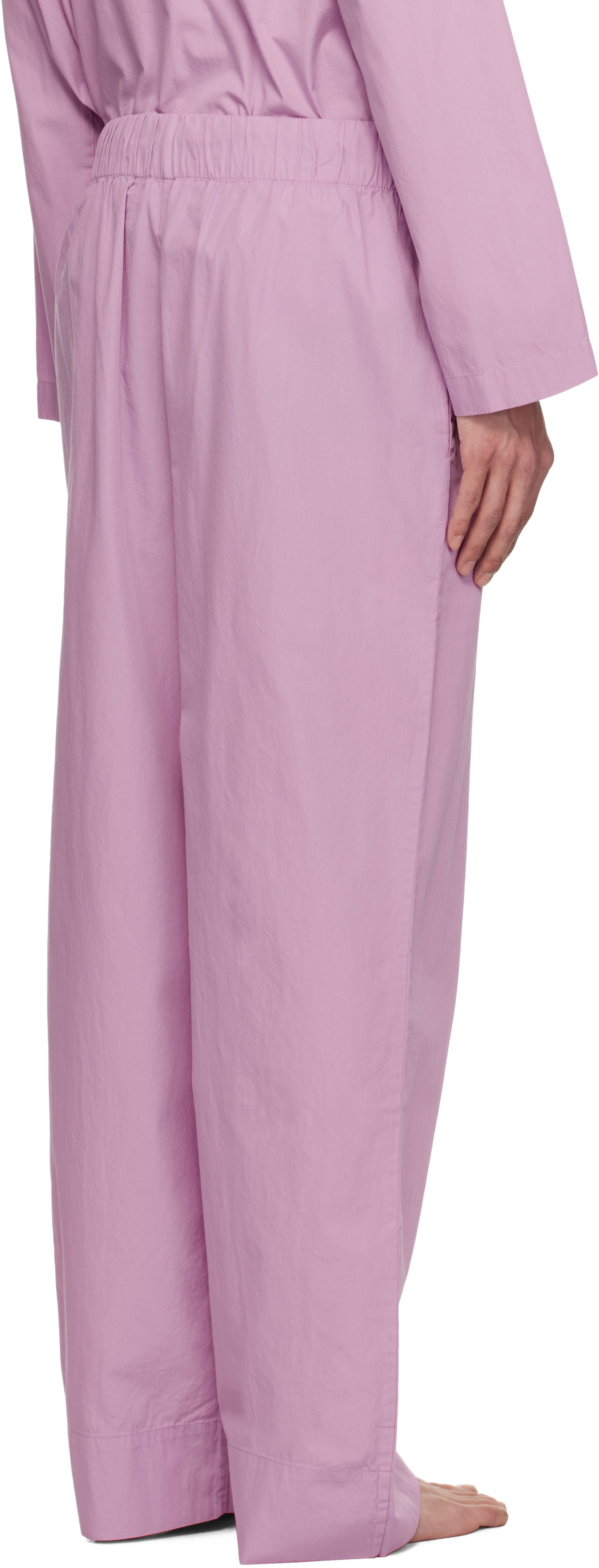 Tekla Purple Poplin Pyjama Pants Tekla Fabrics