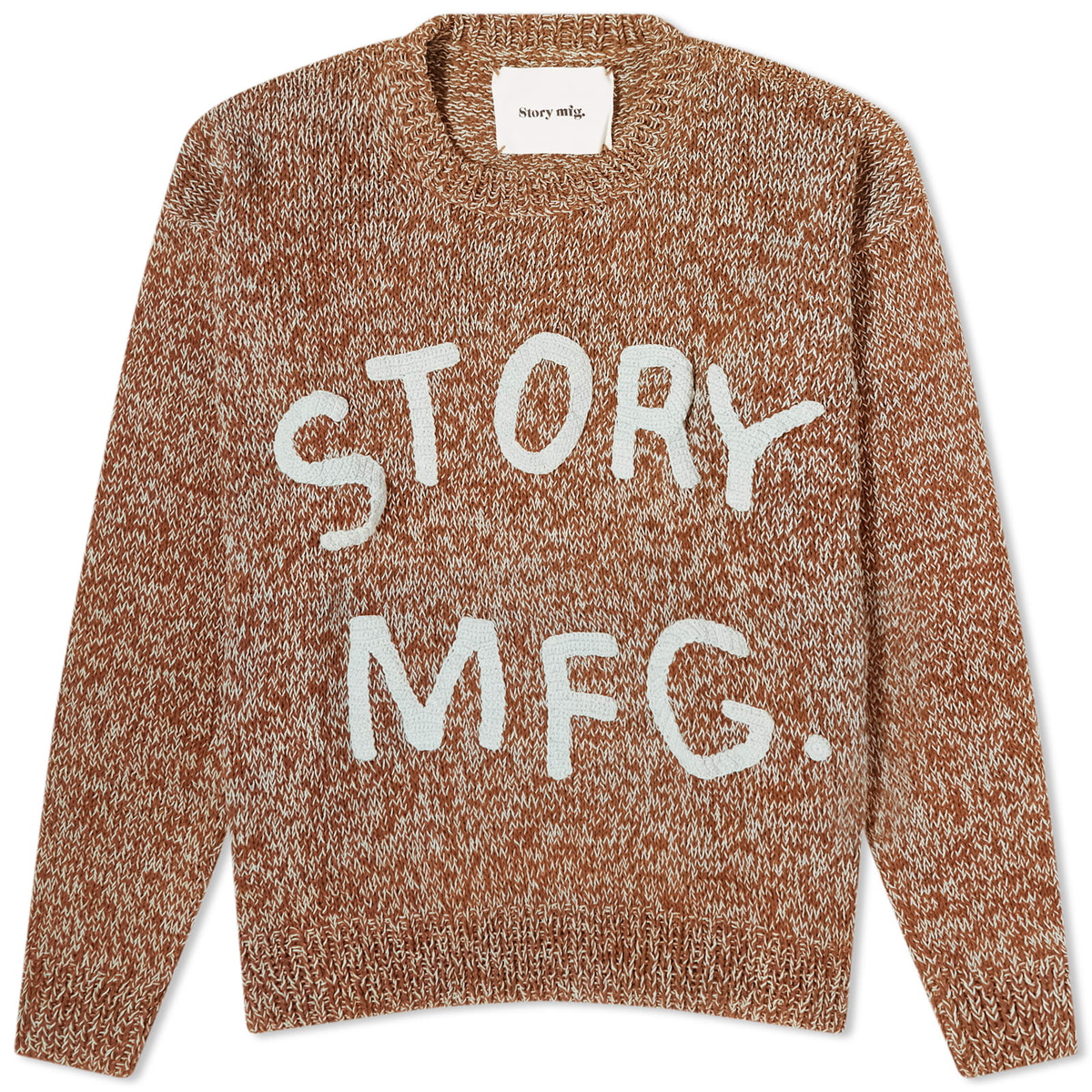 Story mfg. Women's Spinning Jumper in Classic Twisted Brown Story Mfg.