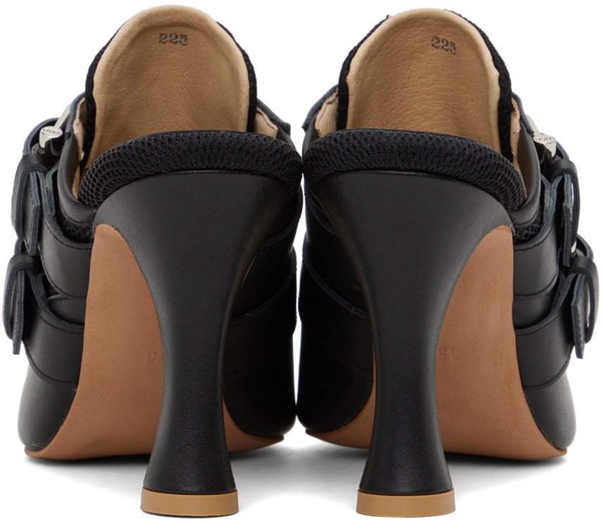 OSOI Black Needle Brocle Heels OSOI