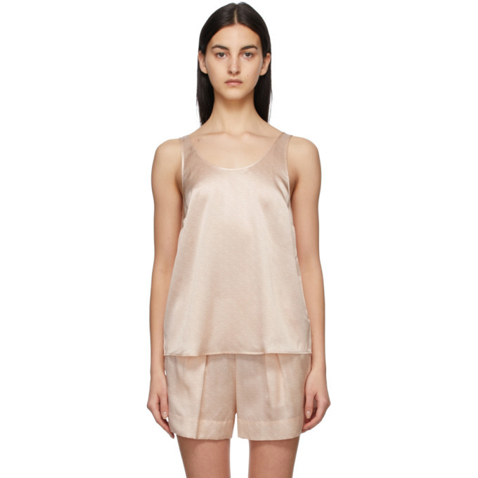 ERES Pink Signature Silk Tank Top ERES