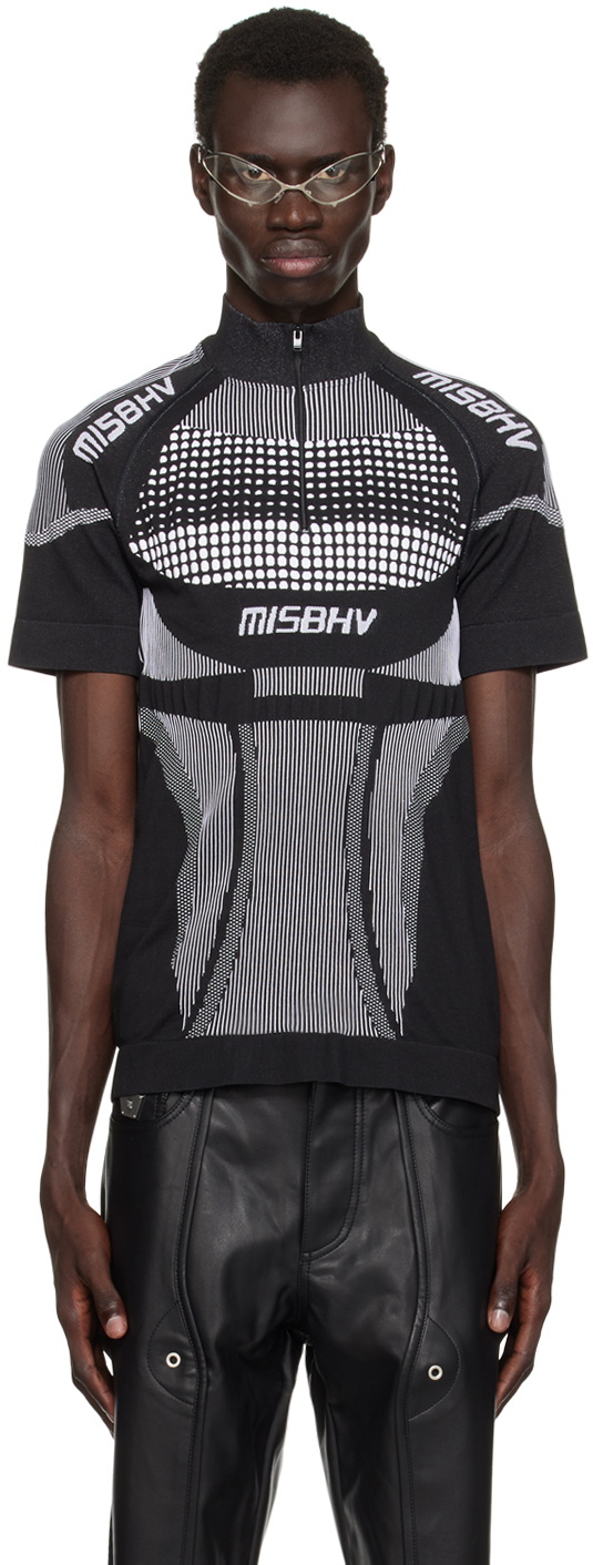 MISBHV Black & White Sport Europa Quarter-Zip Top MISBHV