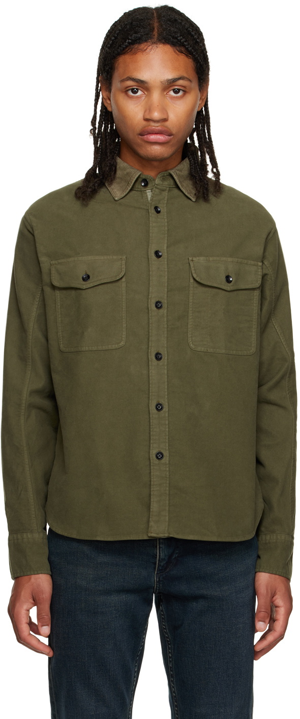 rag & bone Green Jack Shirt Rag and Bone