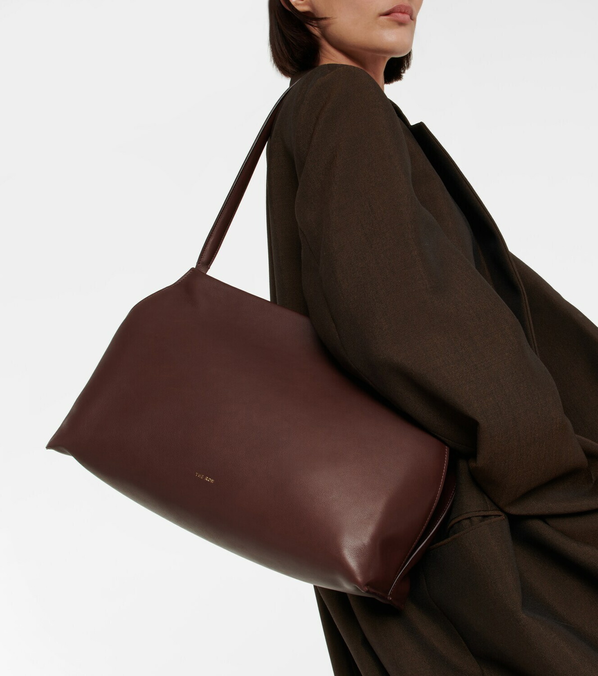 The Row Leather shoulder bag The Row