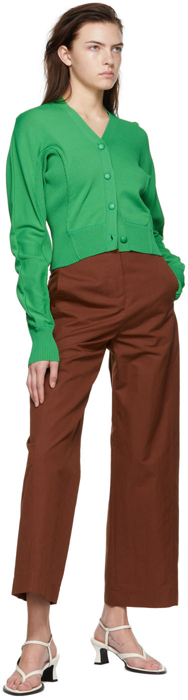 LOW CLASSIC Green Rayon Cardigan Low Classic