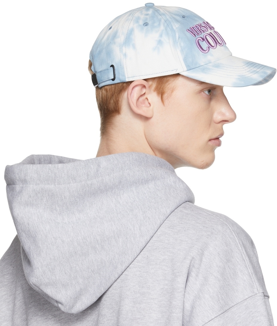 Versace Jeans Couture Blue & Purple Logo Cap Versace