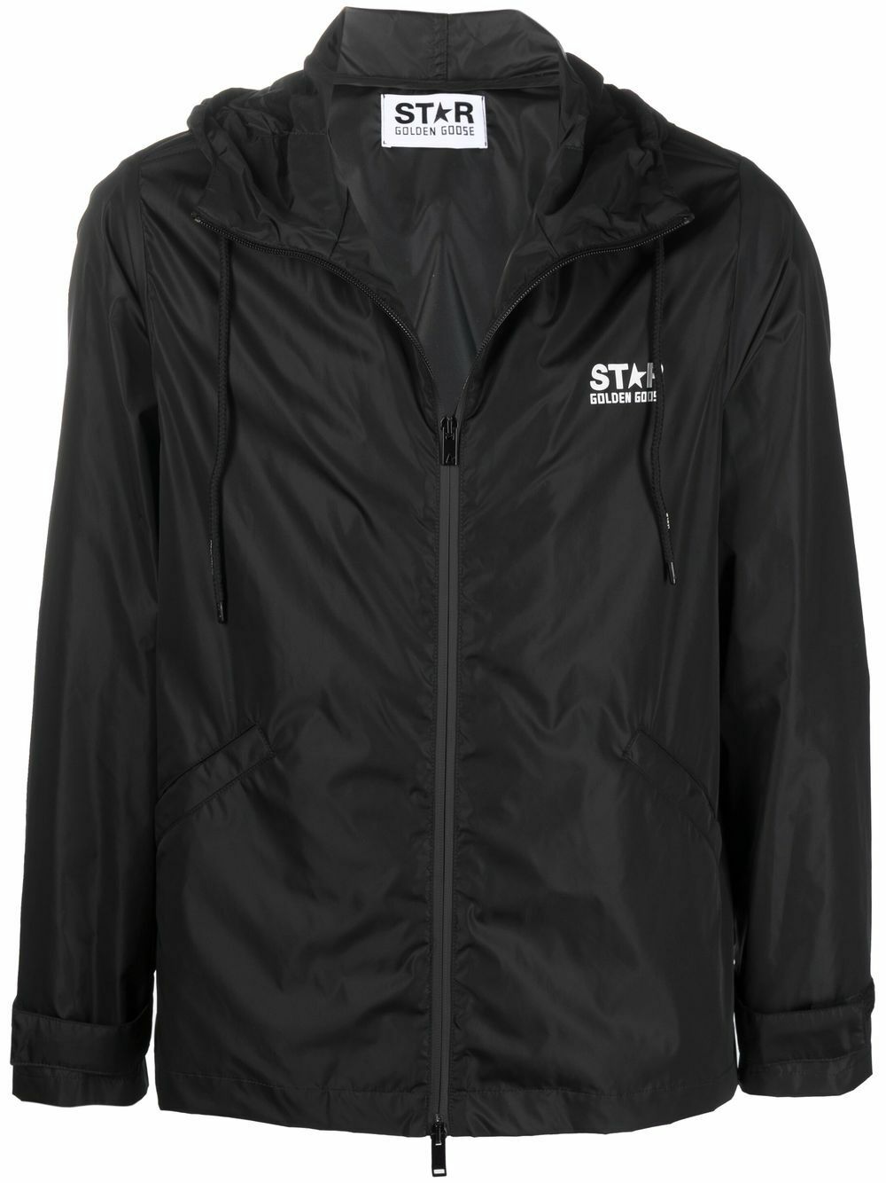 GOLDEN GOOSE - Logo Nylon Windbreaker Jacket Golden Goose Deluxe Brand
