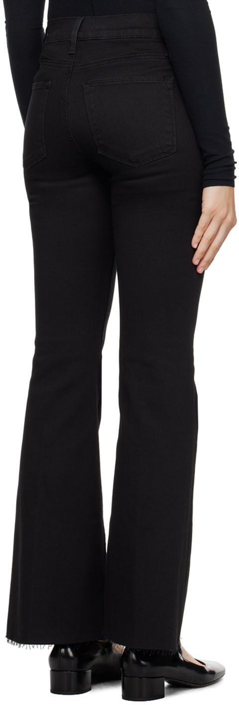 FRAME Black 'Le Easy Flare' Jeans Frame Denim