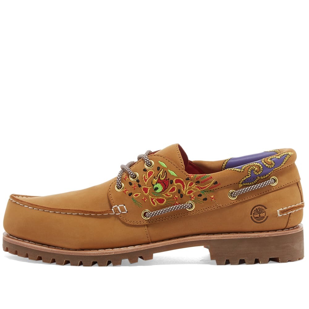 Timberland x CLOT 3 Eye Classic Lug Shoe in Wheat Nubuck Timberland