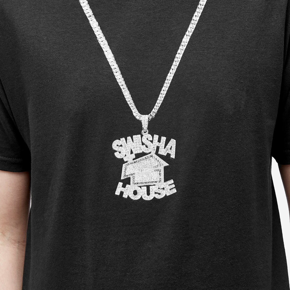 Pleasures Men's Swishahouse Chain T-Shirt in Black PLEASURES