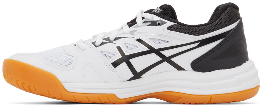 Asics White & Black Upcourt 4 Sneakers ASICS