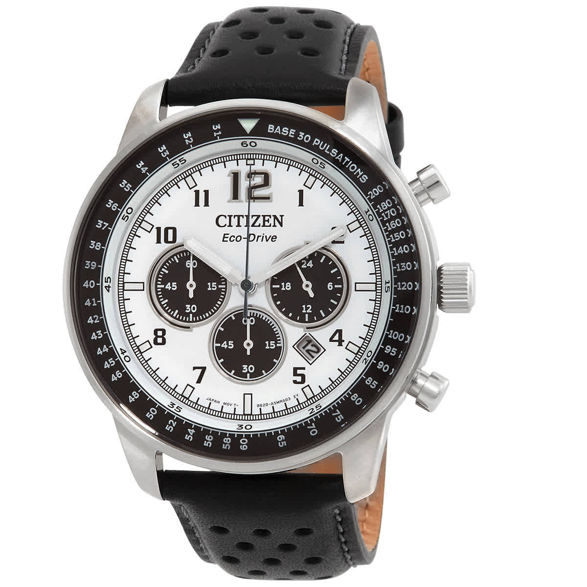 Citizen Chronograph Eco-Drive White Dial Mens Watch CA4500-32A Citizen