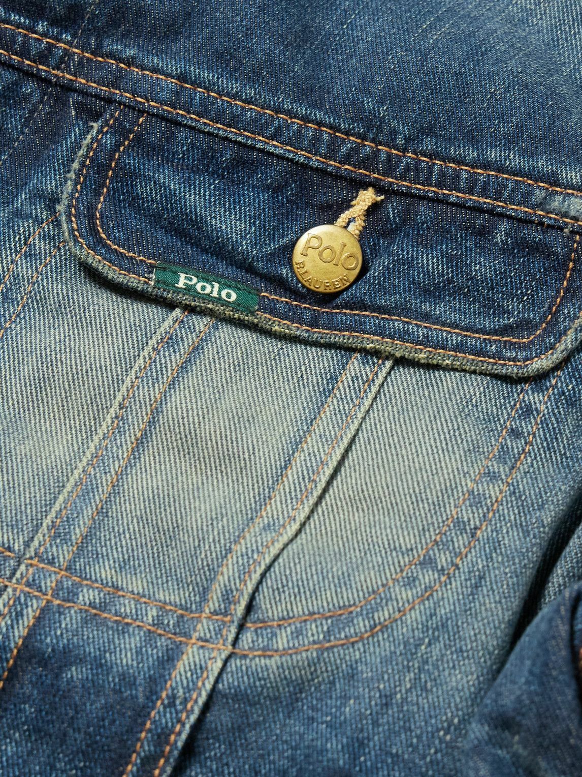 Polo Ralph Lauren - Polo Country Corduroy-Trimmed Denim Trucker Jacket - Blue Polo Ralph Lauren