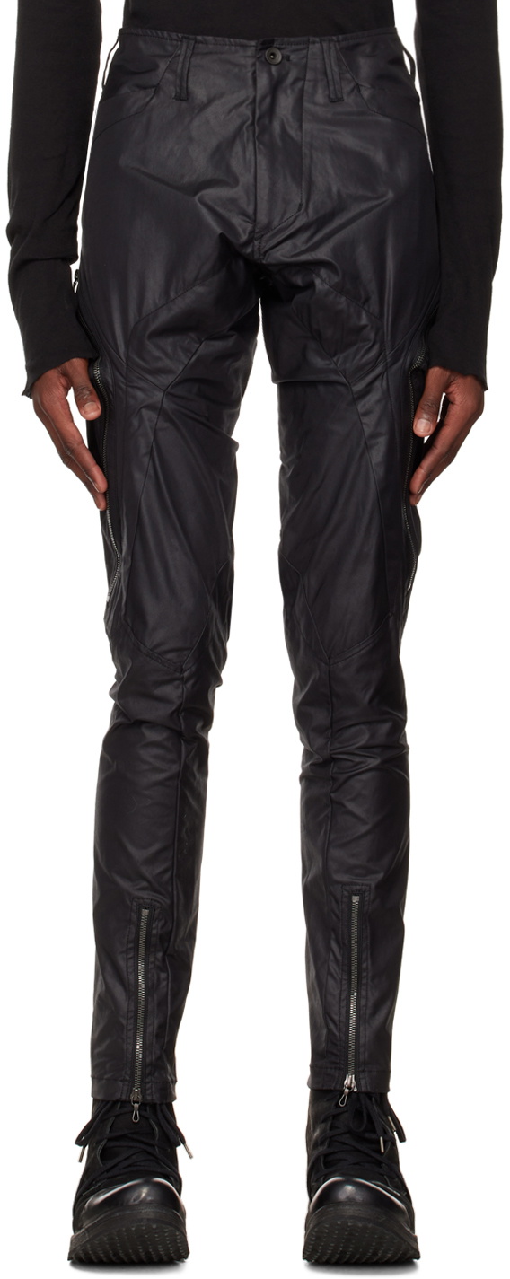 Julius Black Zip Cargo Pants Julius