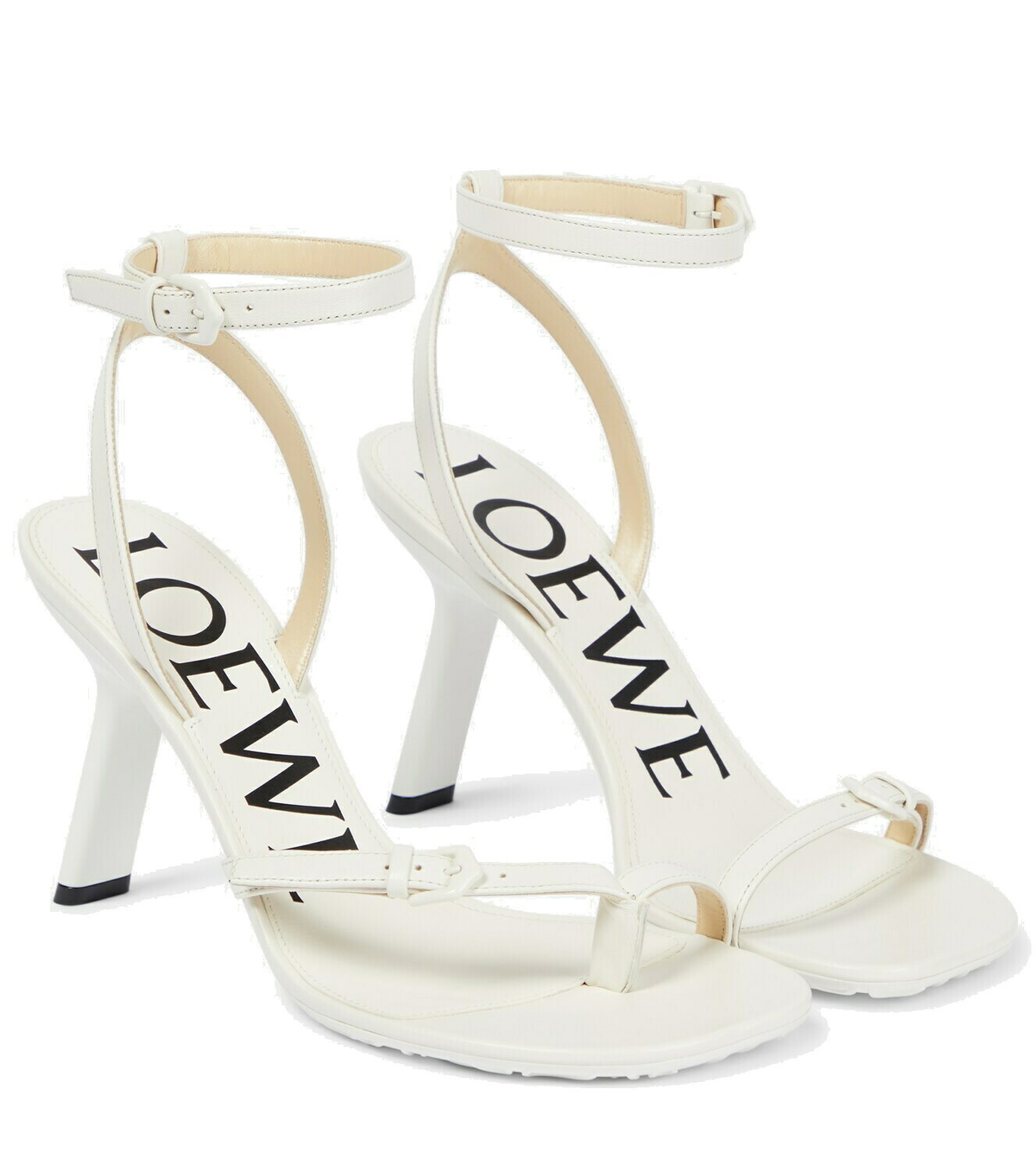 Loewe Petal 90 leather sandals Loewe