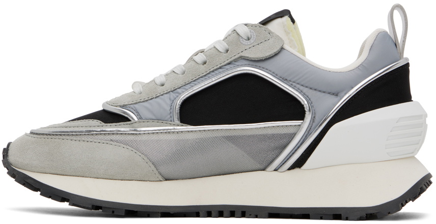 Balmain Gray Racer Low-Top Sneakers Balmain