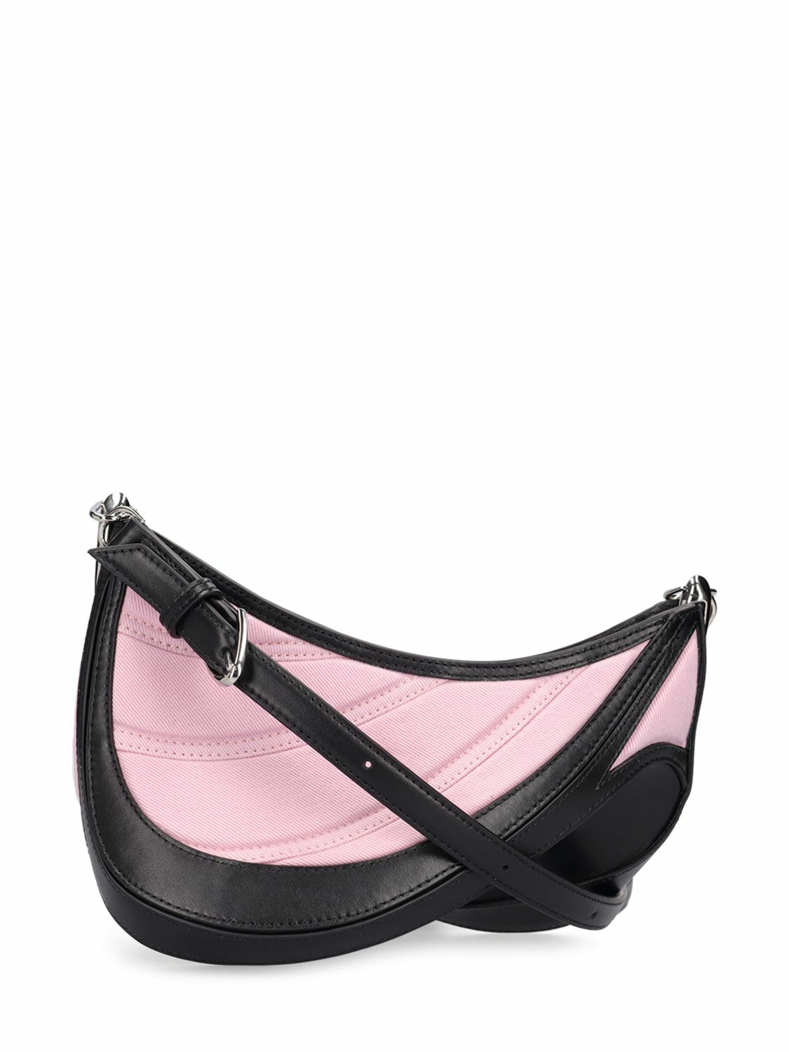 MUGLER - Lvr Exclusive Denim Mini Bag Mugler