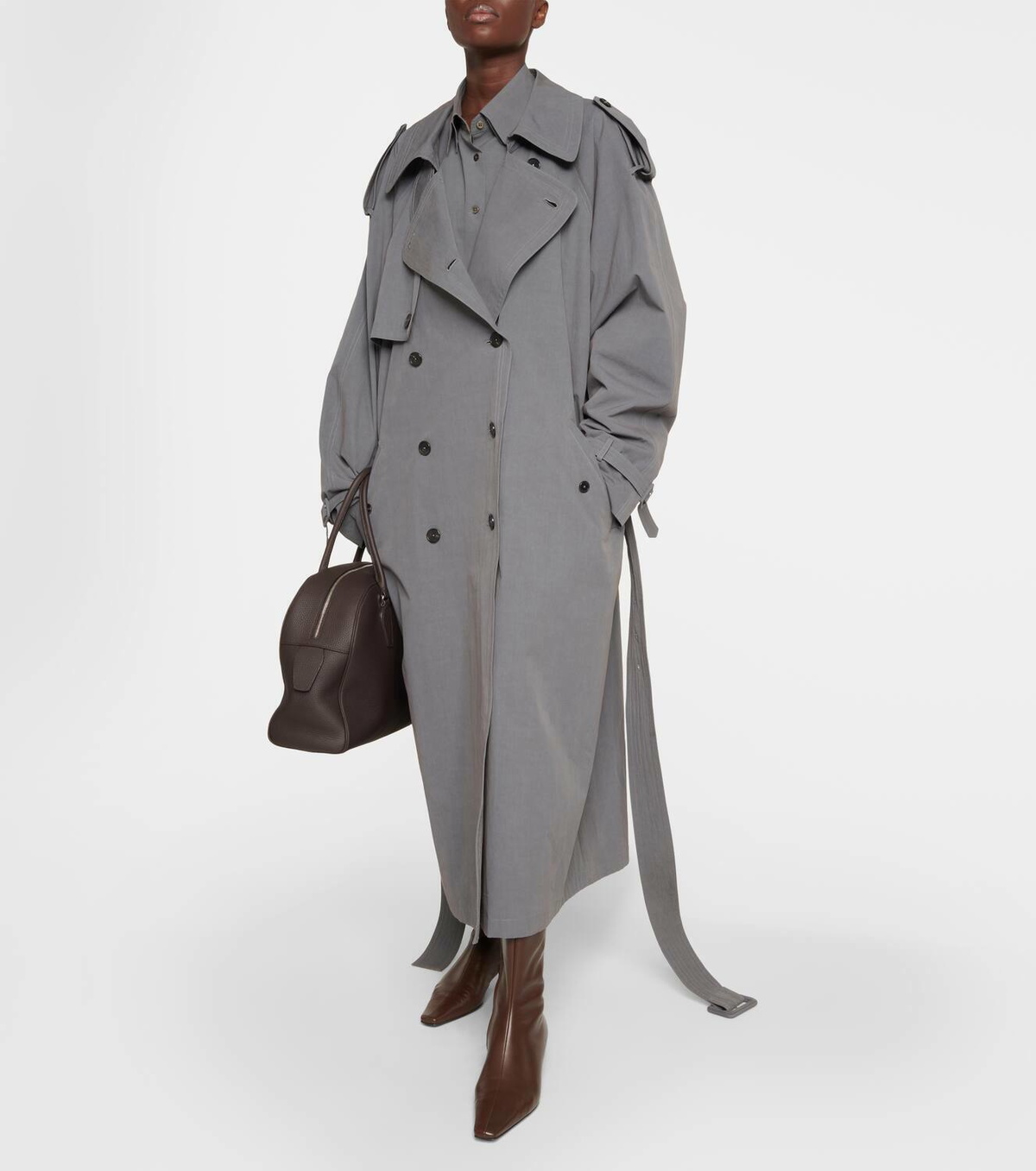 The Row Shrimpton leather boots The Row