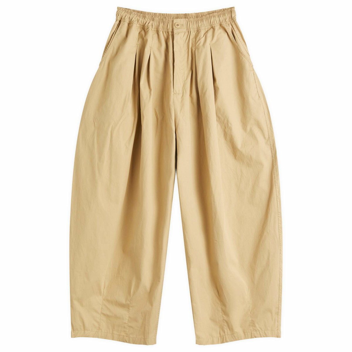 Anglan Men's Essential Easy Balloon Trousers in Beige Anglan