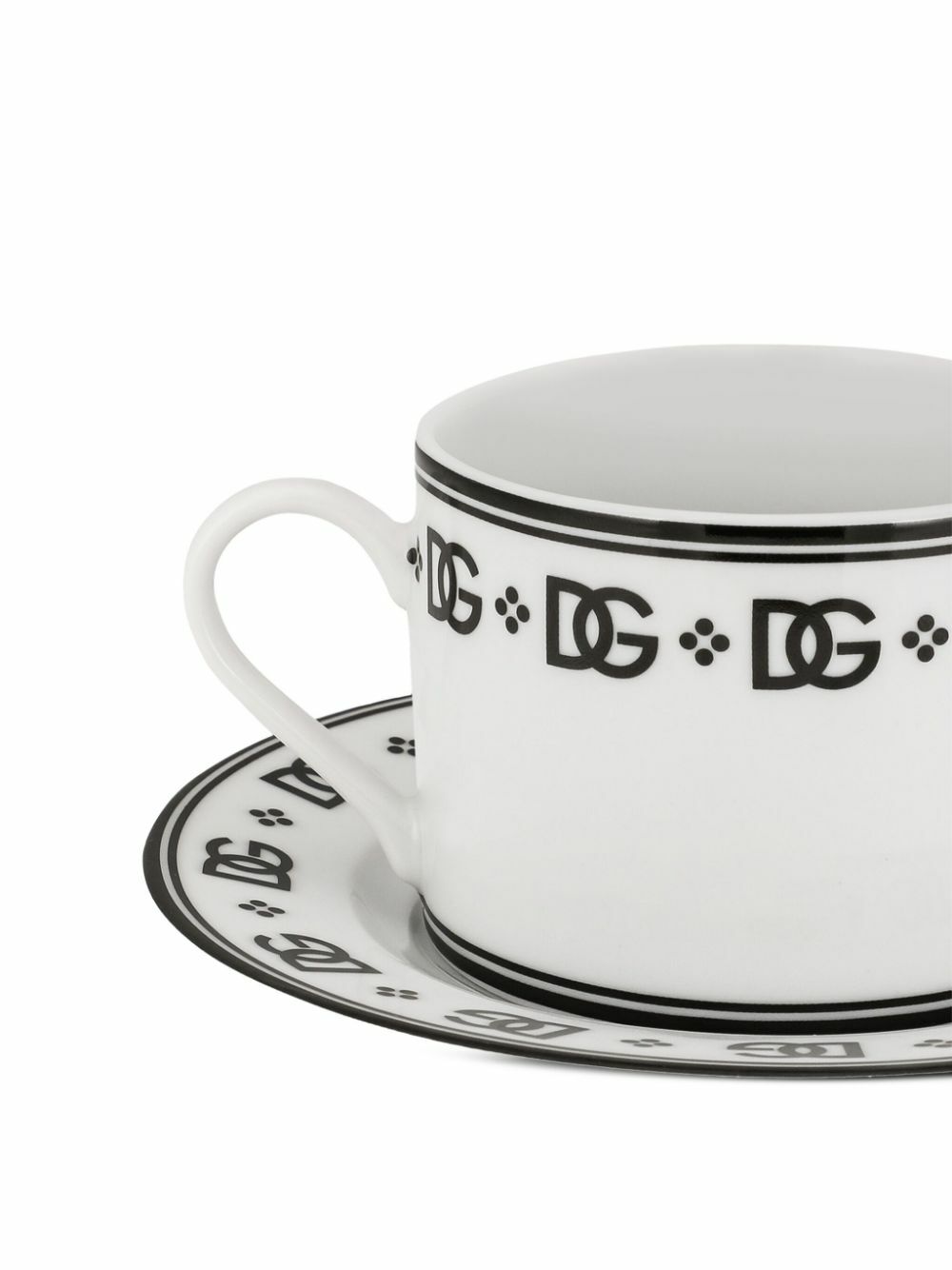 Dolce & Gabbana White DG Tea Set Dolce & Gabbana