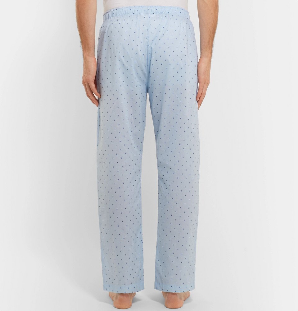 Derek Rose - Nelson Cotton-Jacquard Pyjama Set - Men - Blue Derek Rose