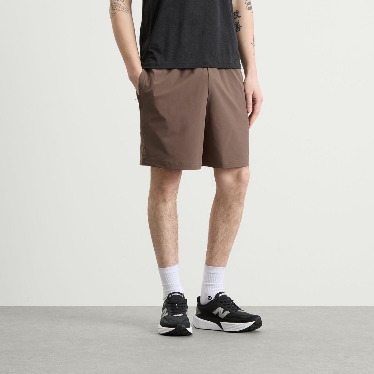 New Balance Men's Athletics Stretch Woven Short 7" in Cortado New Balance
