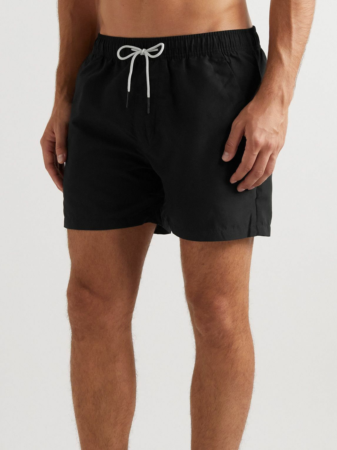 OAS - Straight-Leg Short-Length Swim Shorts - Black OAS