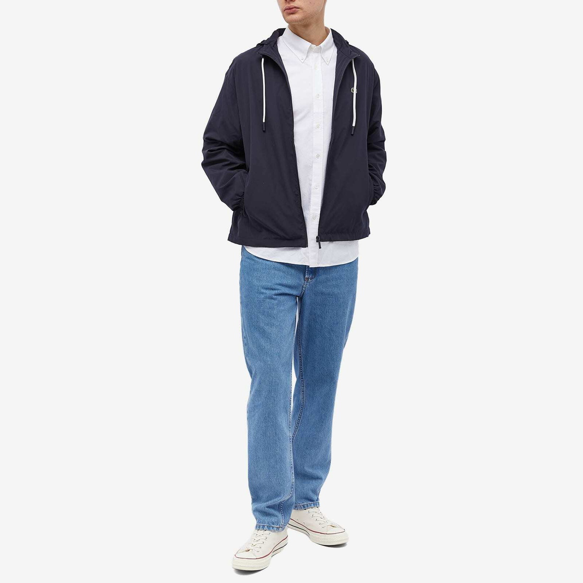 Lacoste Men's Lightweight Showerproof Jacket in Abysm Lacoste