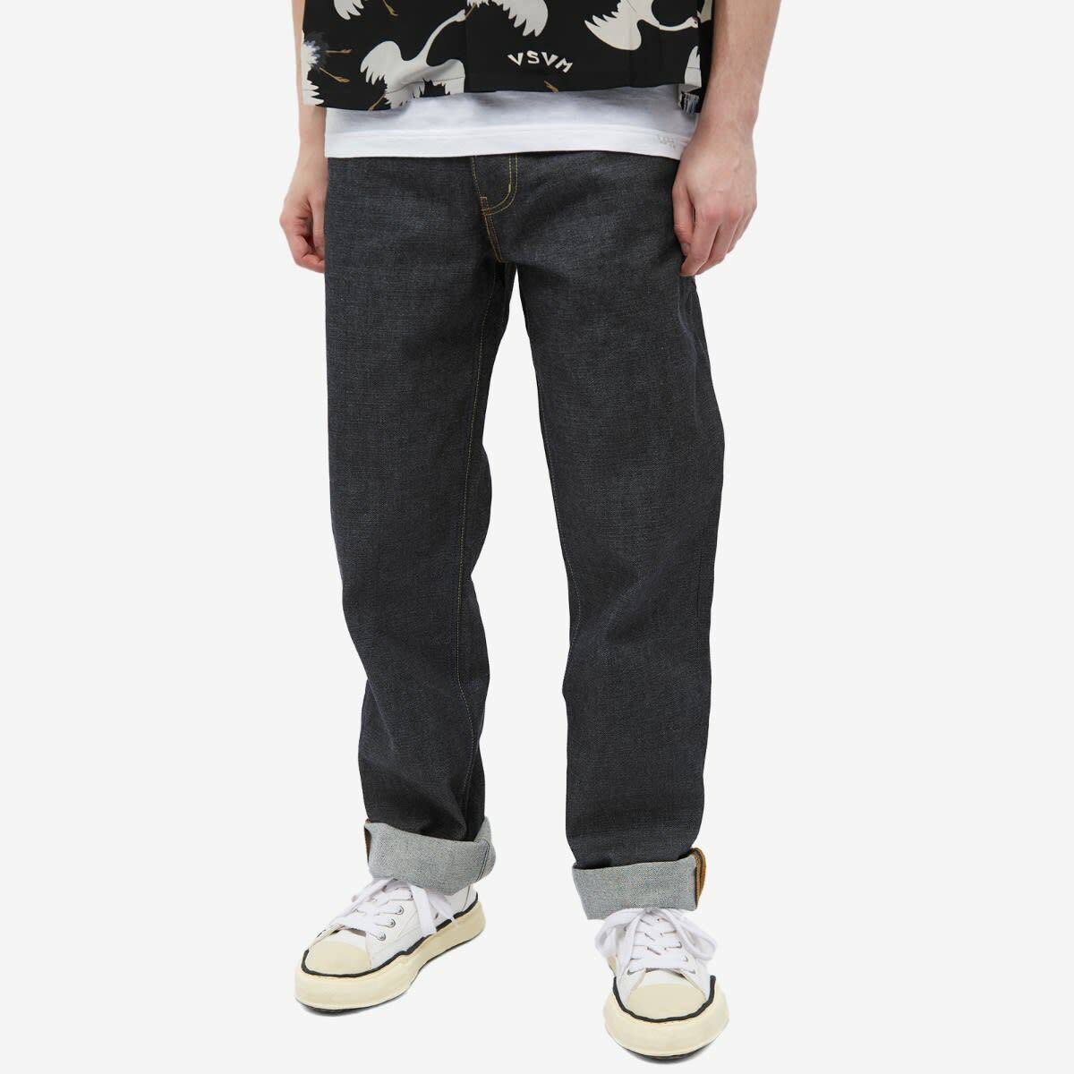 Visvim Men's Vivism Social Sculpture 03 Unwashed Jean in L32 Visvim