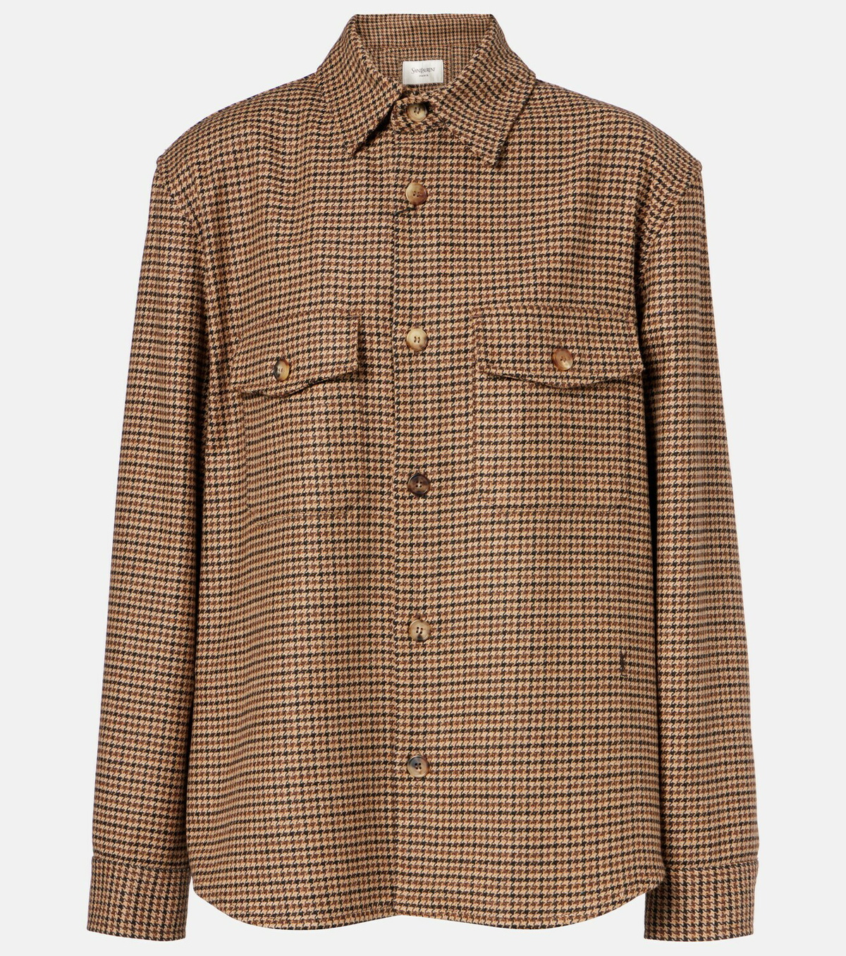 Saint Laurent Houndstooth overshirt Saint Laurent