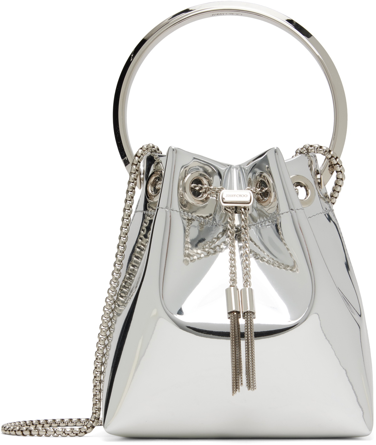 Jimmy Choo Silver Bon Bon Bag Jimmy Choo