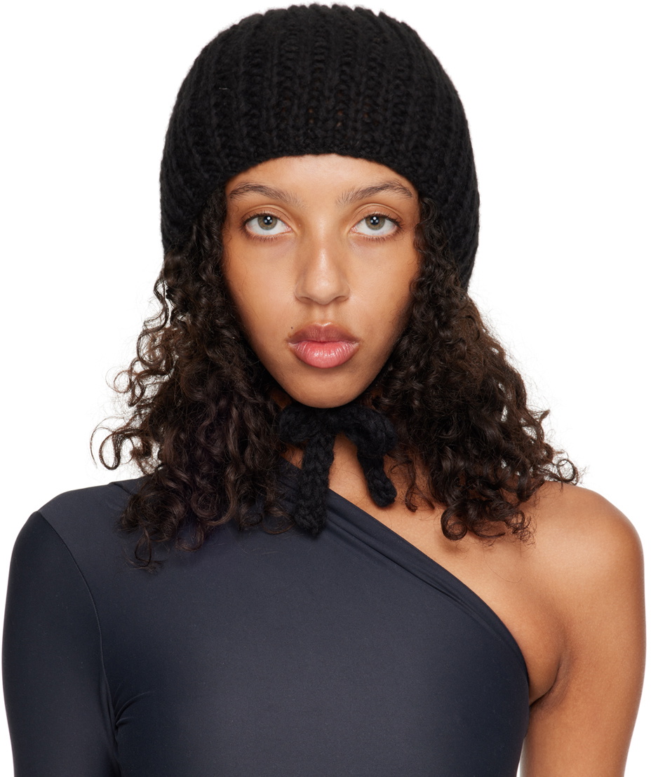 BINYA SSENSE Exclusive Black Manhattan Beanie Binya
