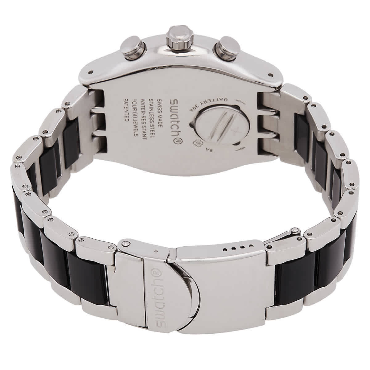 Swatch Chronograph Quartz Black Dial Mens Watch YVS441G Swatch