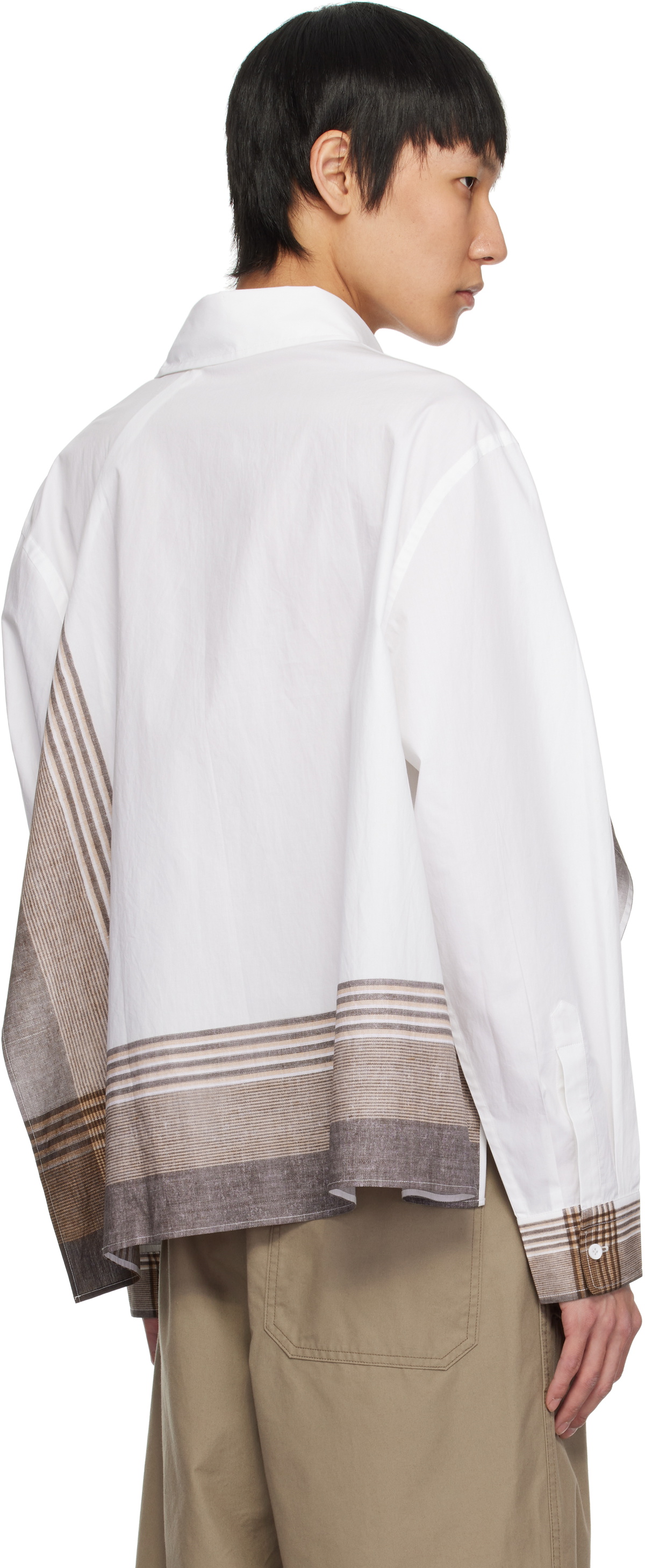 Craig Green White Long Sleeve Handkerchief Shirt Craig Green