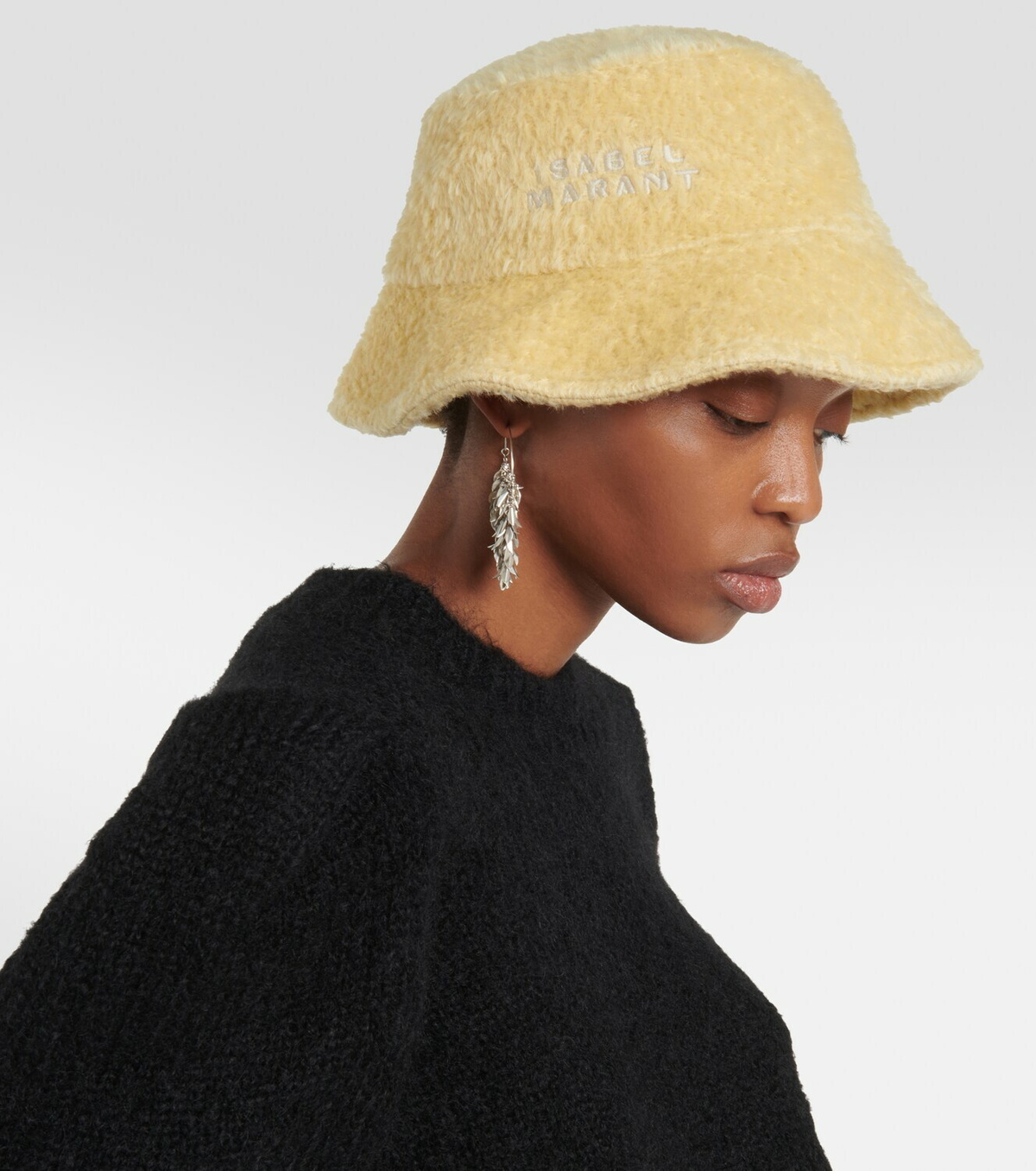 Isabel Marant Embroidered wool bucket hat Isabel Marant