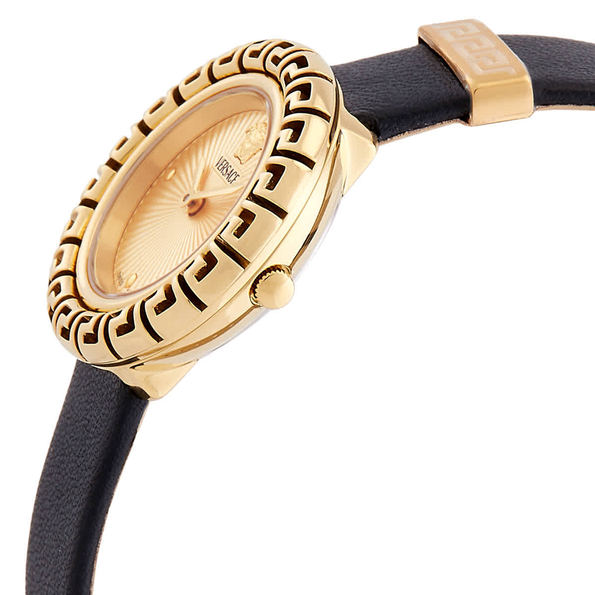 Versace La Greca Quartz Gold Dial Ladies Watch VE8C00224 Versace