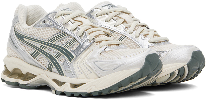 Asics Off-White & Silver Gel-Kayano 14 Sneakers ASICS