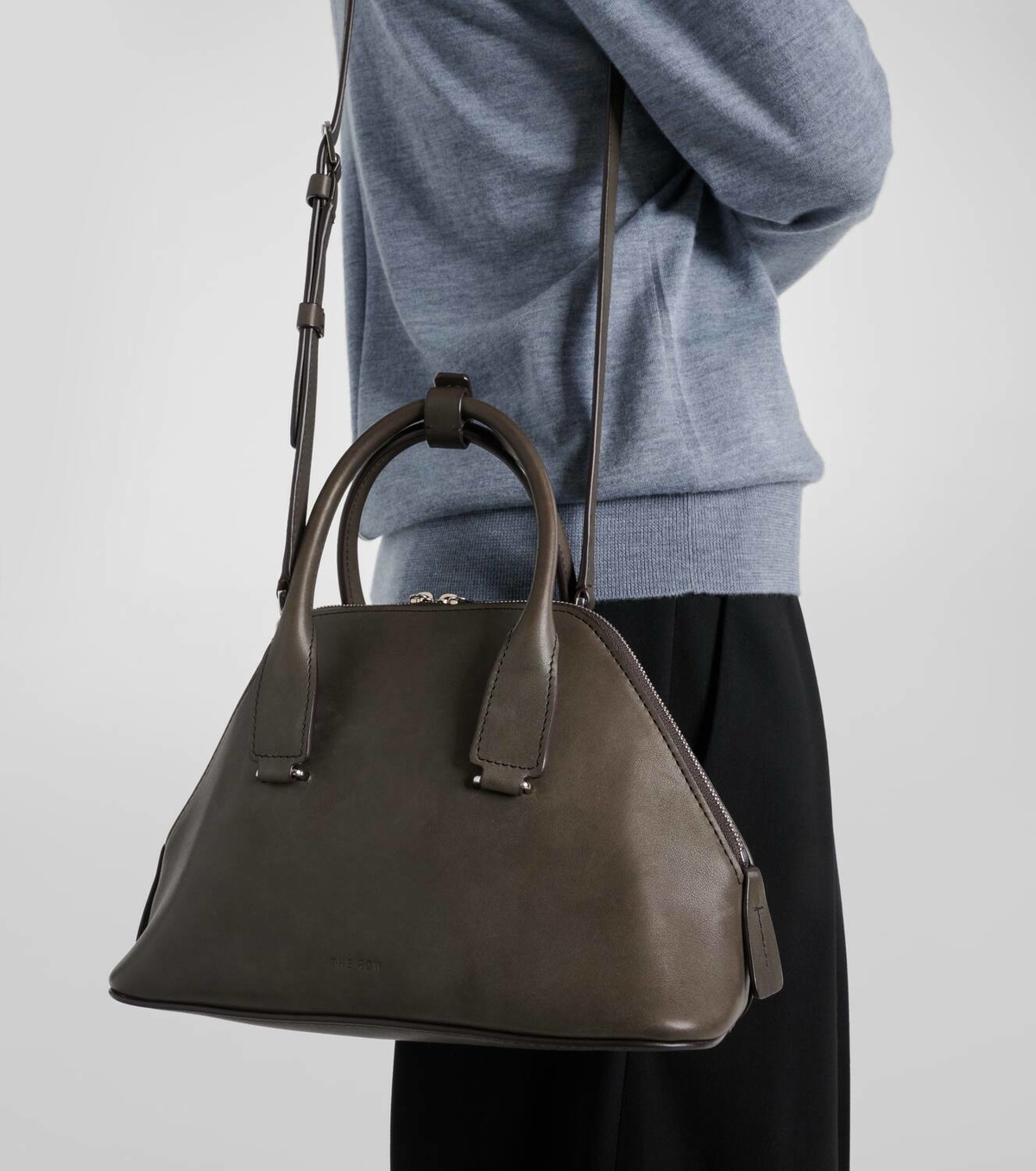 The Row Devon Mini leather tote bag The Row