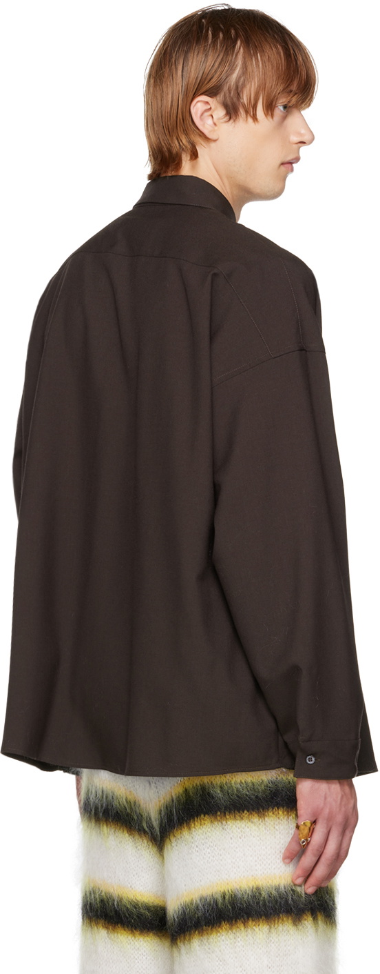 Marni Brown Button Up Shirt Marni