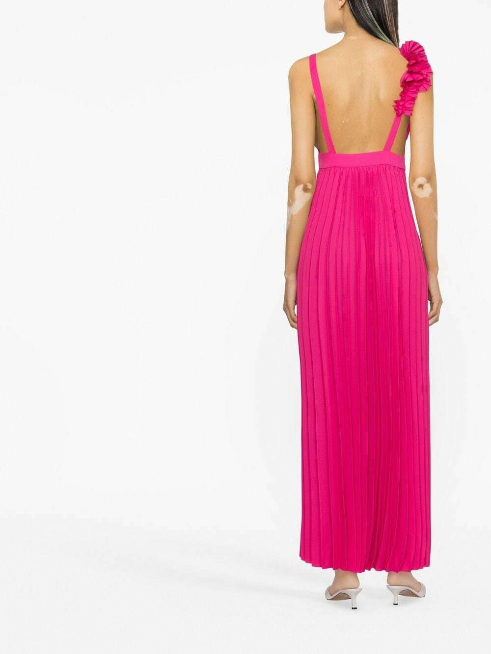 PAROSH - Pleated Long Dress Parosh