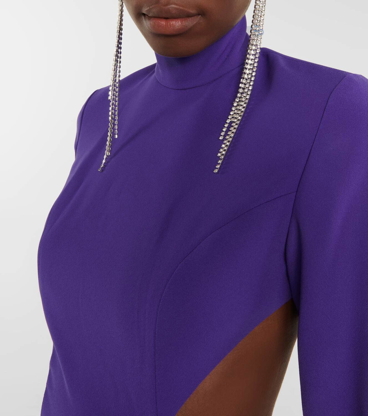 Mônot Cutout crêpe gown Monot